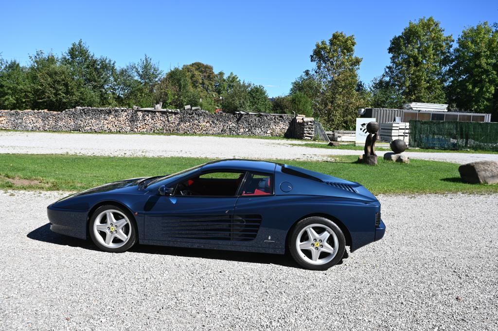 Ferrari 512 TR, blue sera / rosso - Thomas Josef Schmitz